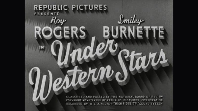 Under Western Stars (1938) [Blu-ray review] | AndersonVision