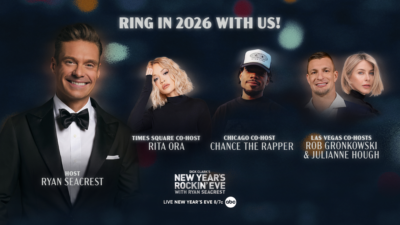 Dick Clark's New Year's Rockin' Eve 2026 Announces Multi-City Co-Host ...