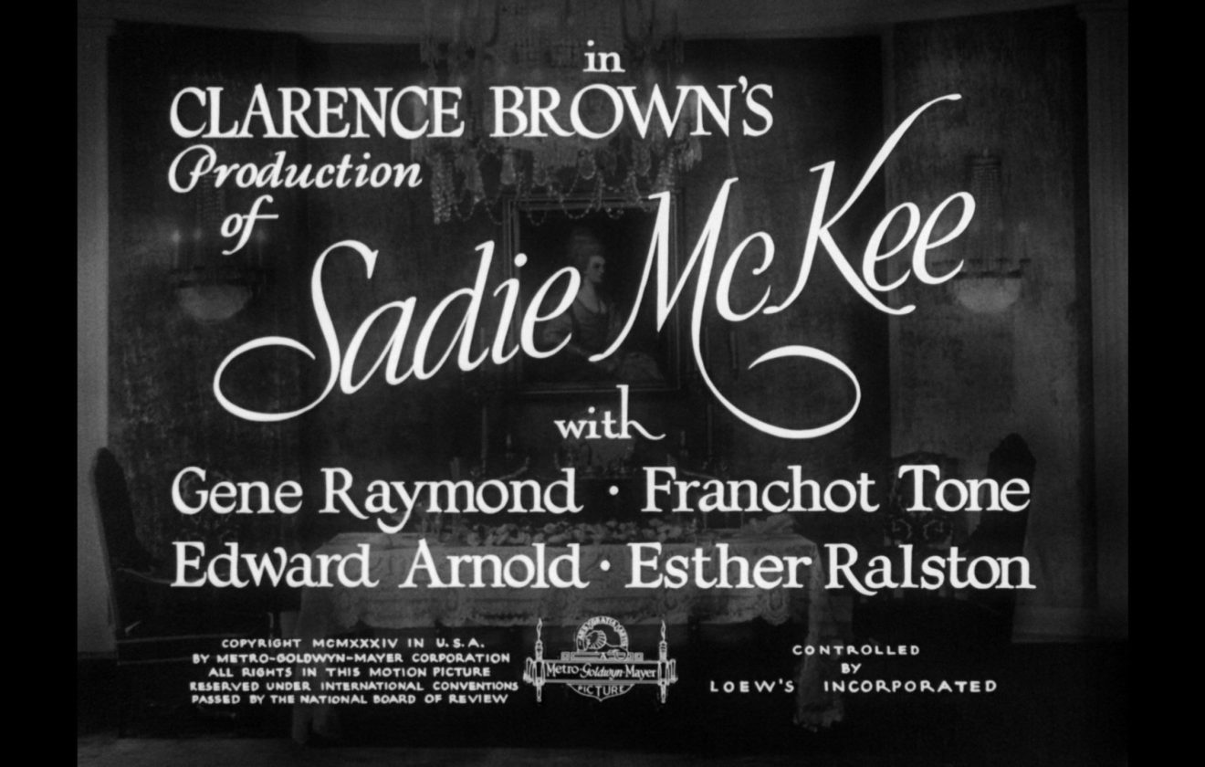 Sadie McKee (1934) [Warner Archive Blu-ray Review] - AndersonVision