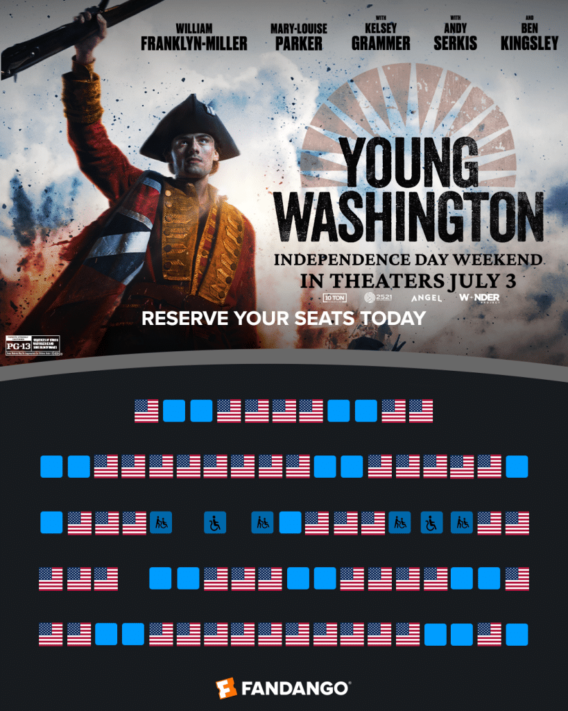 Young Washington Tickets Now Available on Fandango—Founding Father's ...